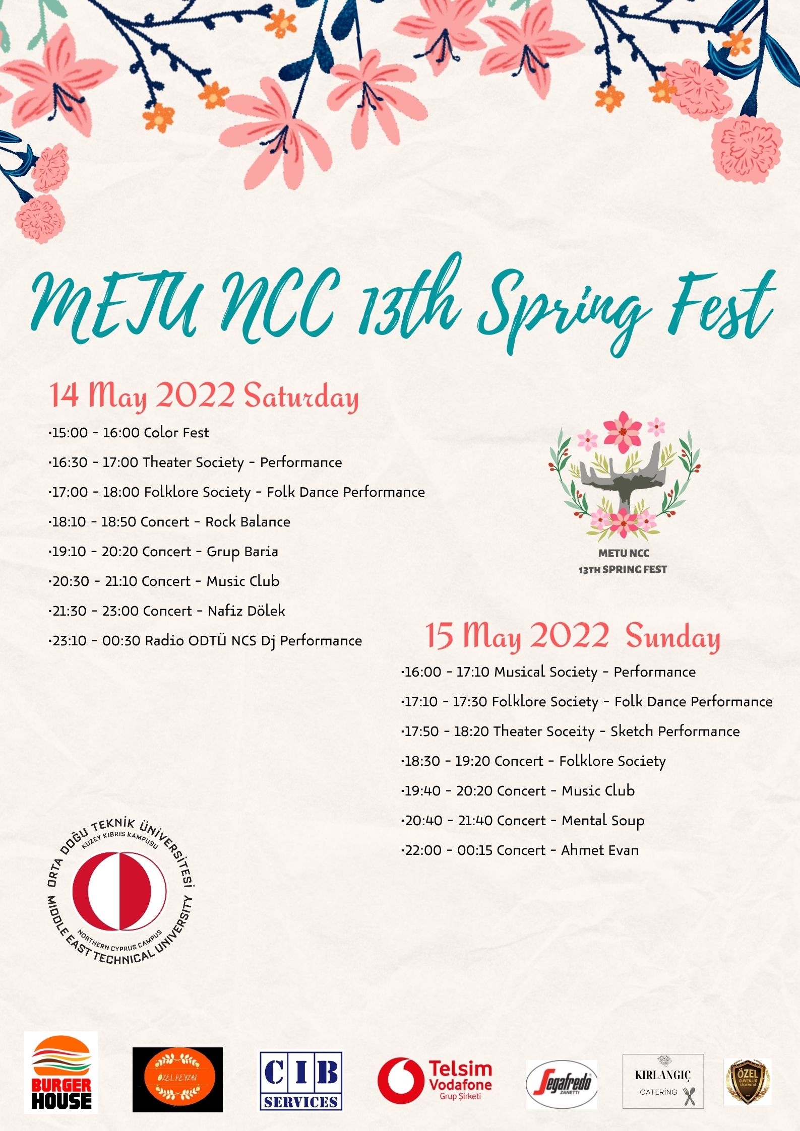 METU NCC 13th Spring Fest | METU Northern Cyprus Campus